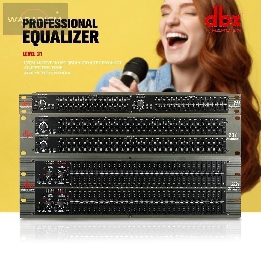 [全新現貨*品質保固]Dbx圖形均衡器dbx 231/231S雙通道31頻段2係列(黑白可選) | 蝦皮購物
