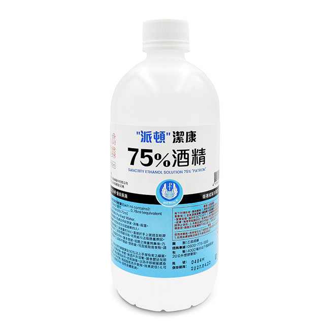 乙)派頓潔康酒精75％ 500ML | 蝦皮購物