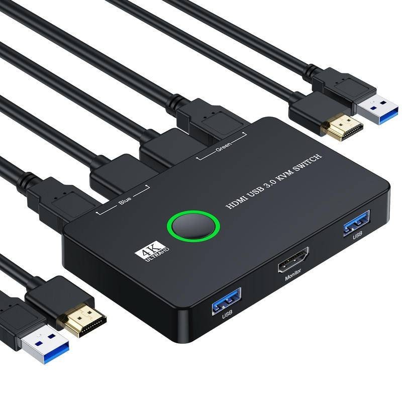 USB KVM Switch Selector 4*4 usb3.0四進四出切換器hdmi拓展器 | 蝦皮購物