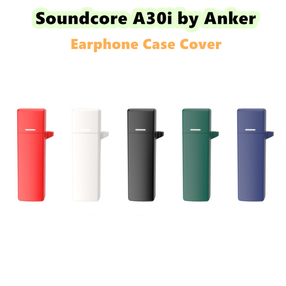 【案例之家】Soundcore A30i by Anker Case 外殼軟矽膠耳機套純色系列 | 蝦皮購物