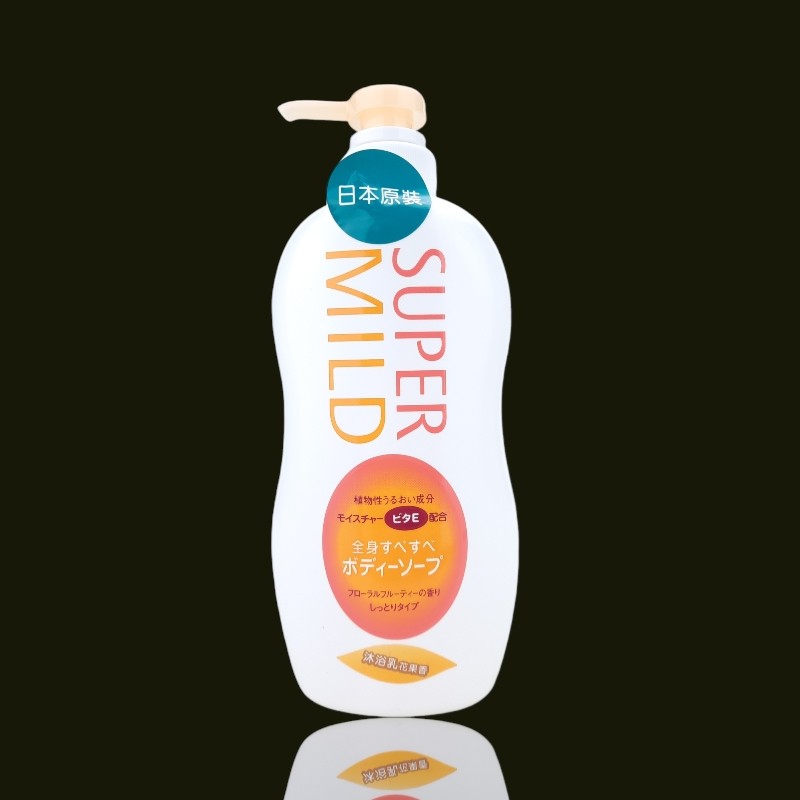 《台灣公司貨》SUPER MILD 詩波蜜柔 沐浴乳 花果香-滋潤 650ml | 蝦皮購物