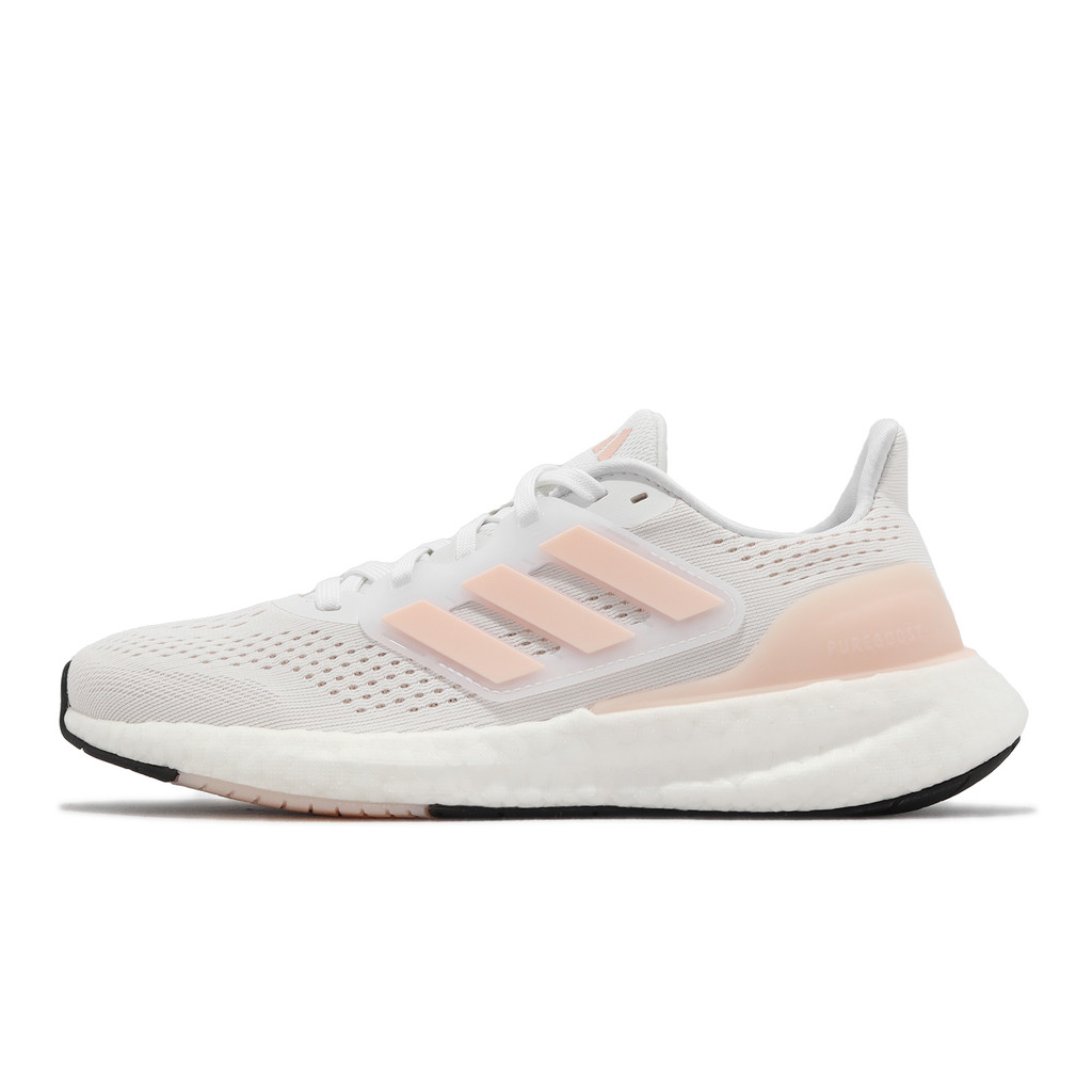 adidas 慢跑鞋 Pureboost 23 W 女鞋 白 粉紅 愛迪達 Boost 避震 [ACS] IF2392 | 蝦皮購物
