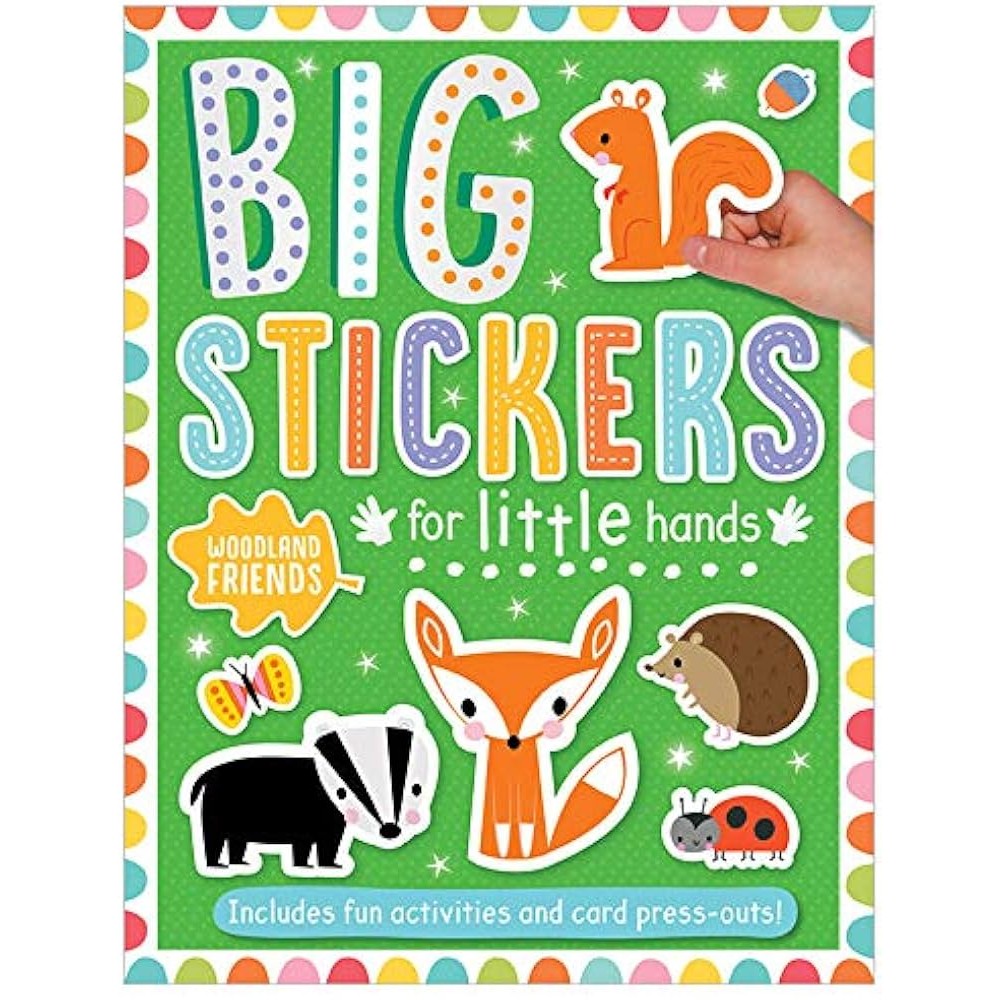 Big Stickers for Little Hands Woodland Friends/【禮筑外文書店】 | 蝦皮購物