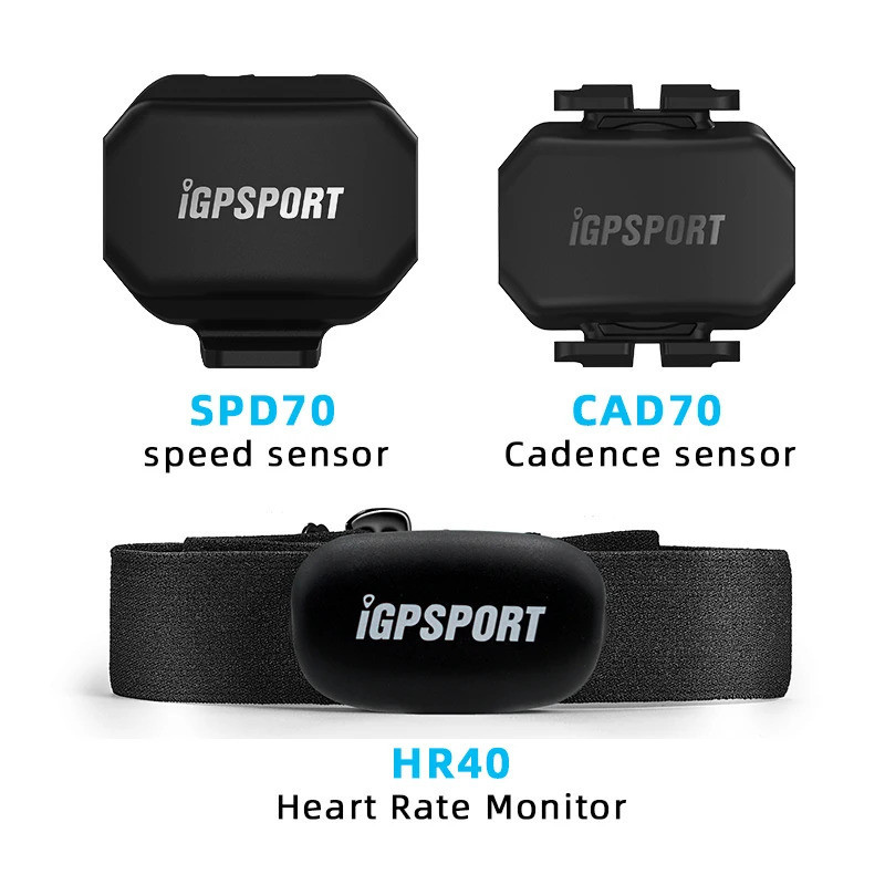 IGPSPORT SPD70 CAD70 HR40 HR70速度踏頻感測器節奏心率监測器 兼容XOSS Garmin | 蝦皮購物