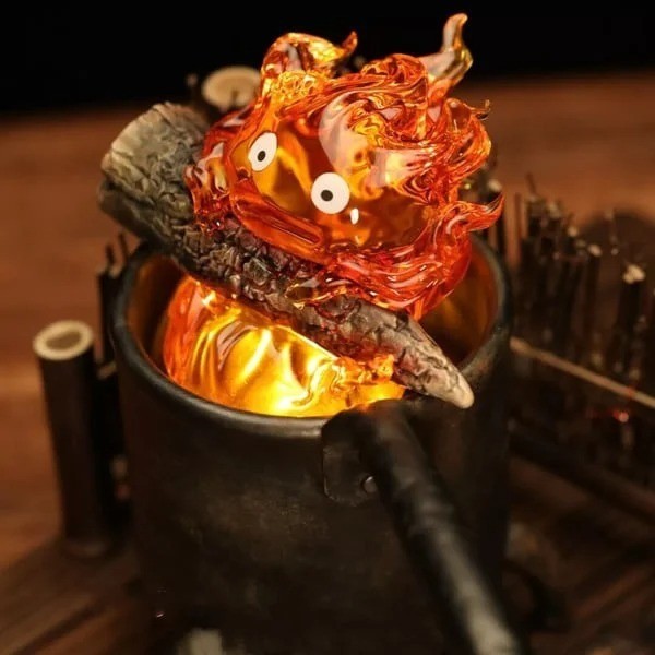 爆款動漫氛圍燈Calcifer Night Light卡西法夜燈桌面小夜燈 | 蝦皮購物