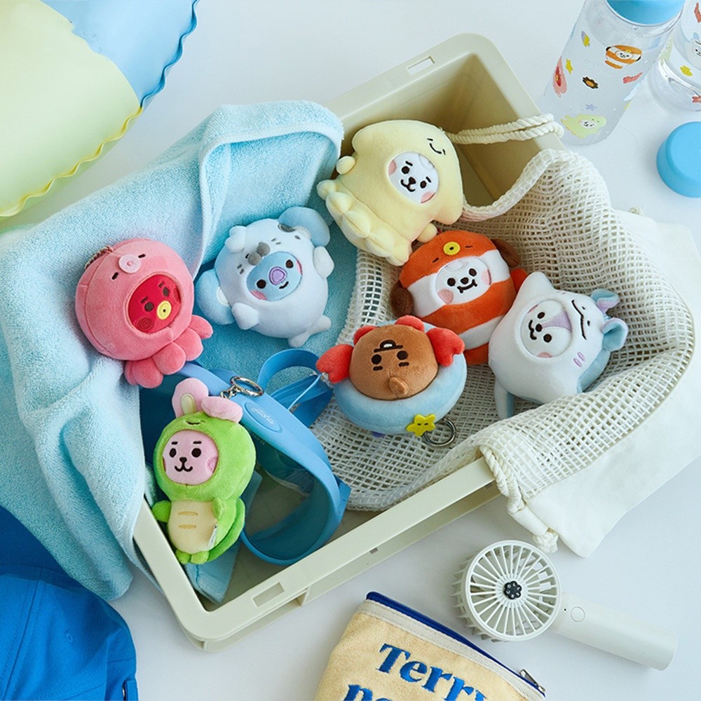 Kpop BTS BT21 Mini Ocean Friend TATA MANG SHOOKY RJ KORA COO | 蝦皮購物