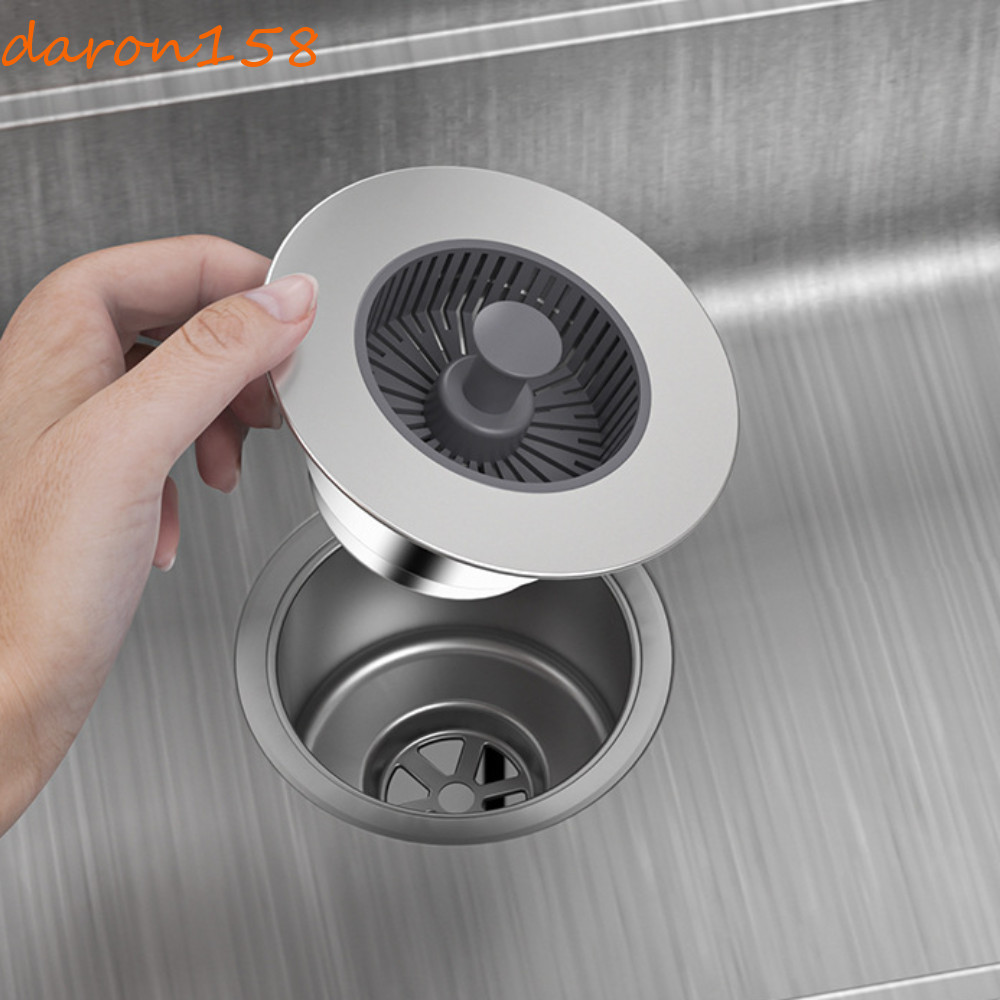 DARON接收器過濾器,抗異味防堵廚房排水器,多功能食物殘渣處理保護經久耐用排放過濾器下水道 | 蝦皮購物