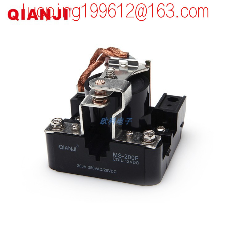 全裝前繼QIANJI大功率繼電器MS-200F 200A DC24V12V AC220V | 蝦皮購物