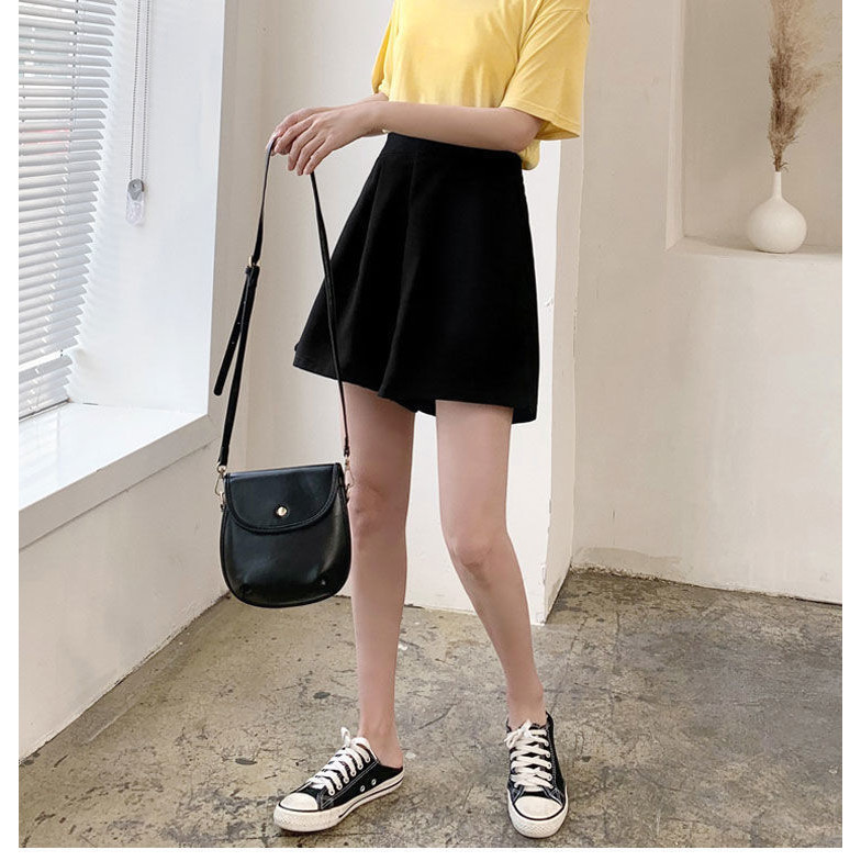 S-7XL 大尺碼短褲 夏季胖MM超大碼高腰顯瘦短褲女加肥加大寬鬆闊腿a字休閒短褲 | 蝦皮購物