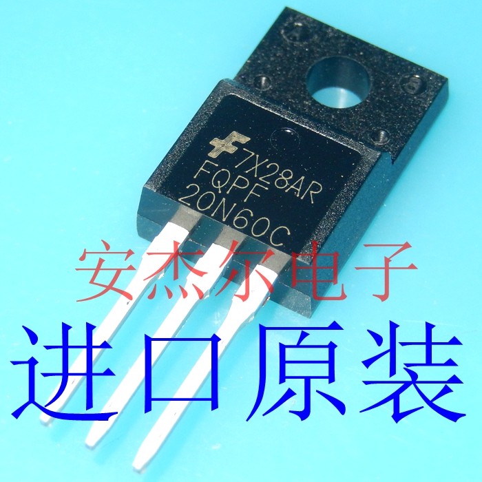 進口全新FQPF20N60C MOS場效應管 膠膜TO-220F 20N60C | 蝦皮購物