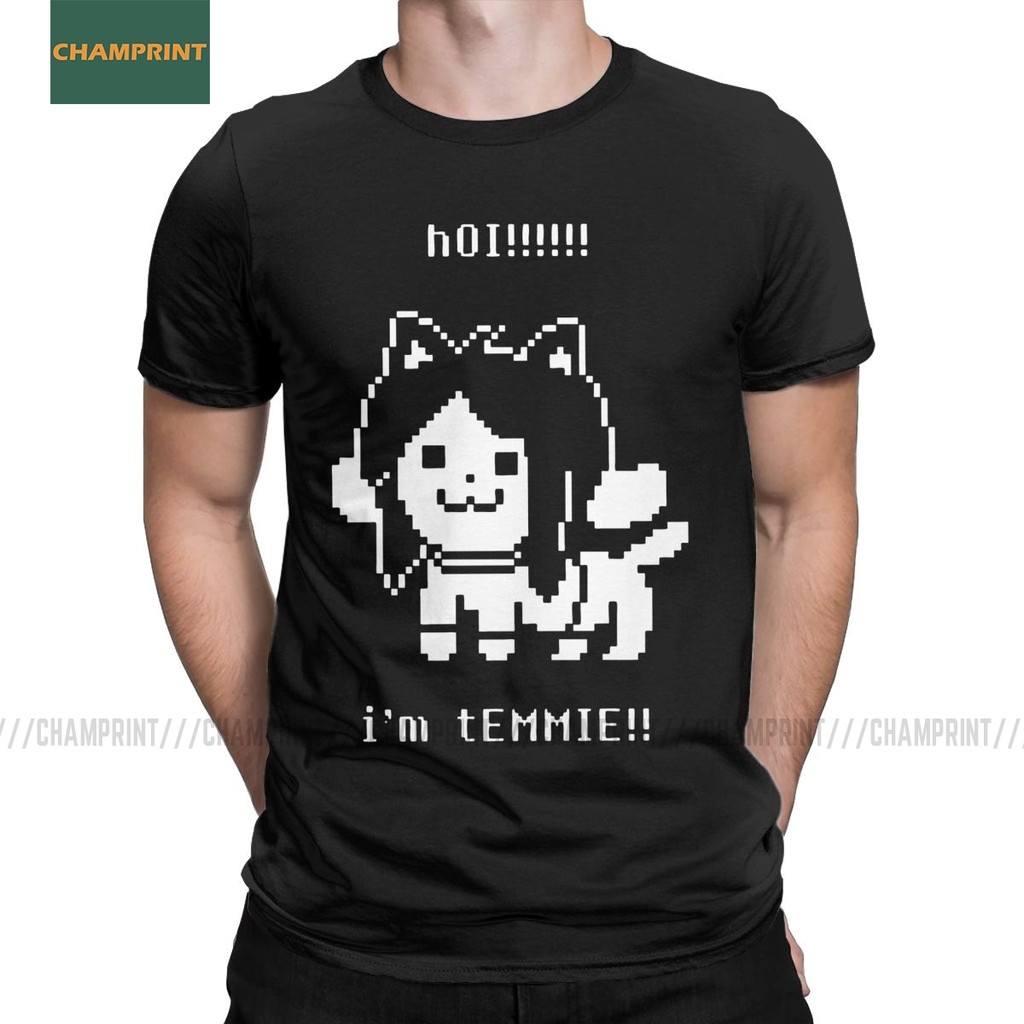 男士 Undertale Temmie T 恤 Sans Inktale Papyrus Skeleton Dog Ga | 蝦皮購物