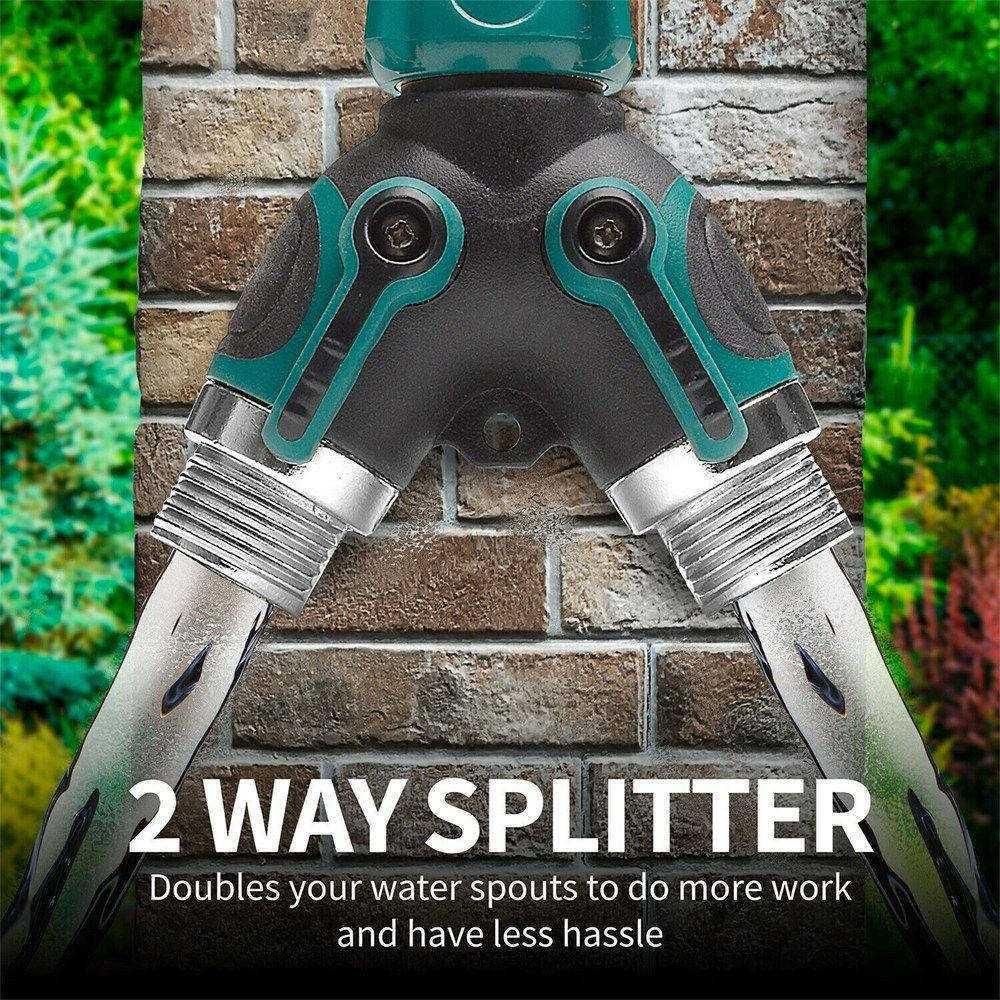 分流器 Y 水龍頭軟管 3/4 英寸花園灌溉分支 2 HG180 AH | 蝦皮購物