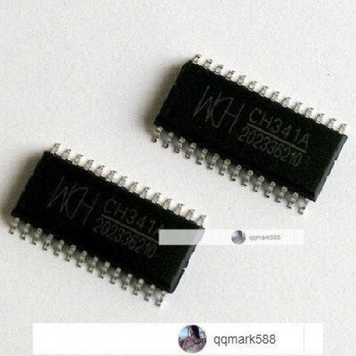 【琪琪優選】全新原裝正品 CH341A CH341 SOP28 USB串口芯片 WCH原廠-qqmark588- | 蝦皮購物