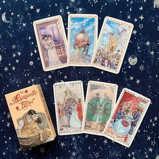 塔luo牌嗒羅牌taluo卡牌浪漫畫風愛好者收集塔羅牌Romantic Tarot | 蝦皮購物