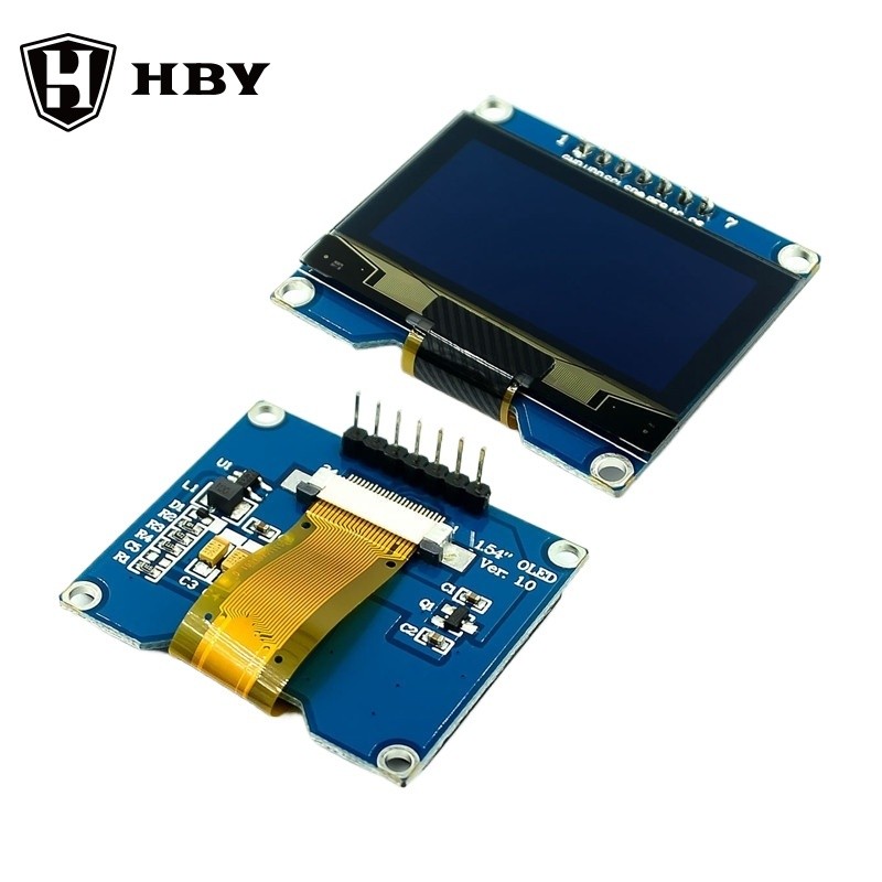1.54寸4pin白藍oled屏模組ssd1309驅動ic兼容ch1116 SPI接口128*64 | 蝦皮購物