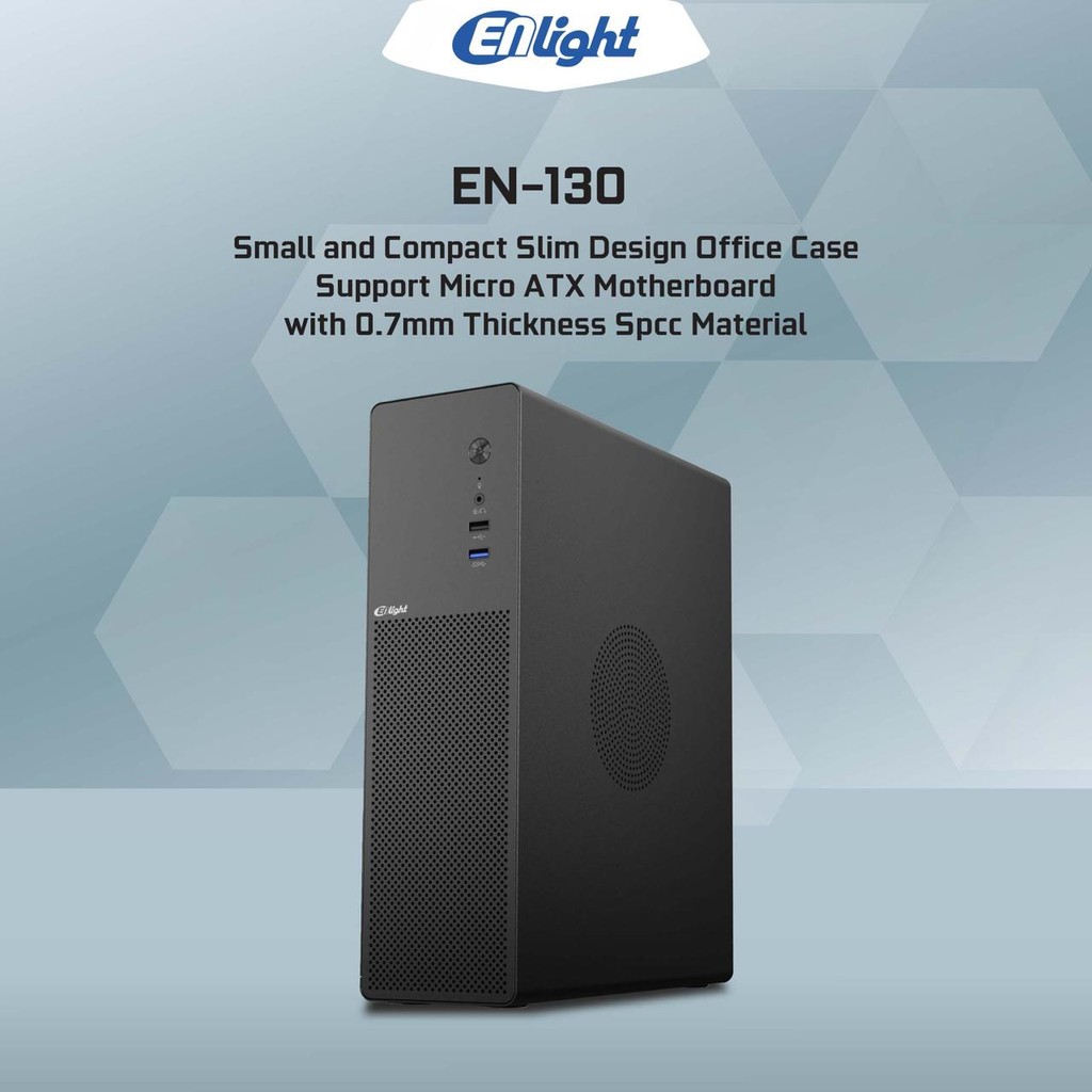 ENLIGHT EN-130 1 免費風扇 Micro ATX Mini ITX 電腦機箱 | 蝦皮購物