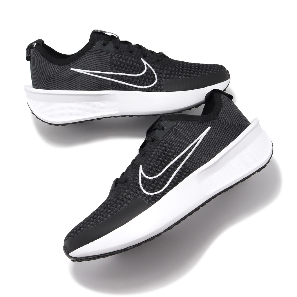 Nike 慢跑鞋 Interact Run 男鞋 黑 白 針織 回彈 路跑 運動鞋 [ACS] FD2291-001 | 蝦皮購物