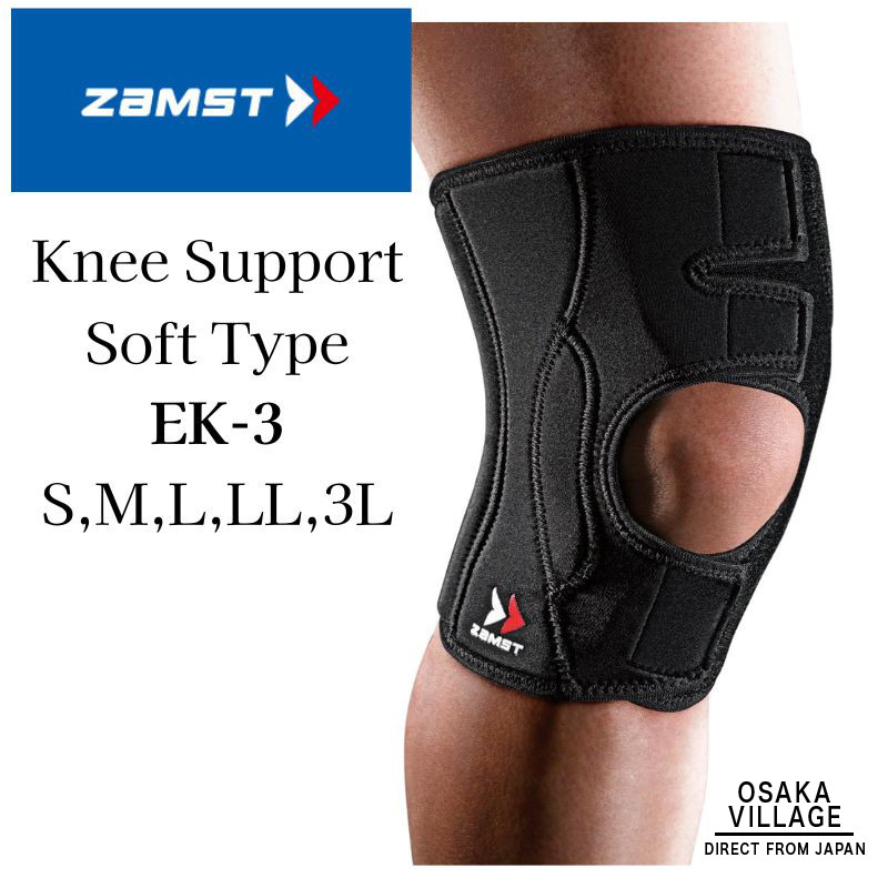 ZAMST EK-3 膝蓋護膝 支撐護具 適合運動與日常使用 左右腳通用 輕度壓力型 | 蝦皮購物