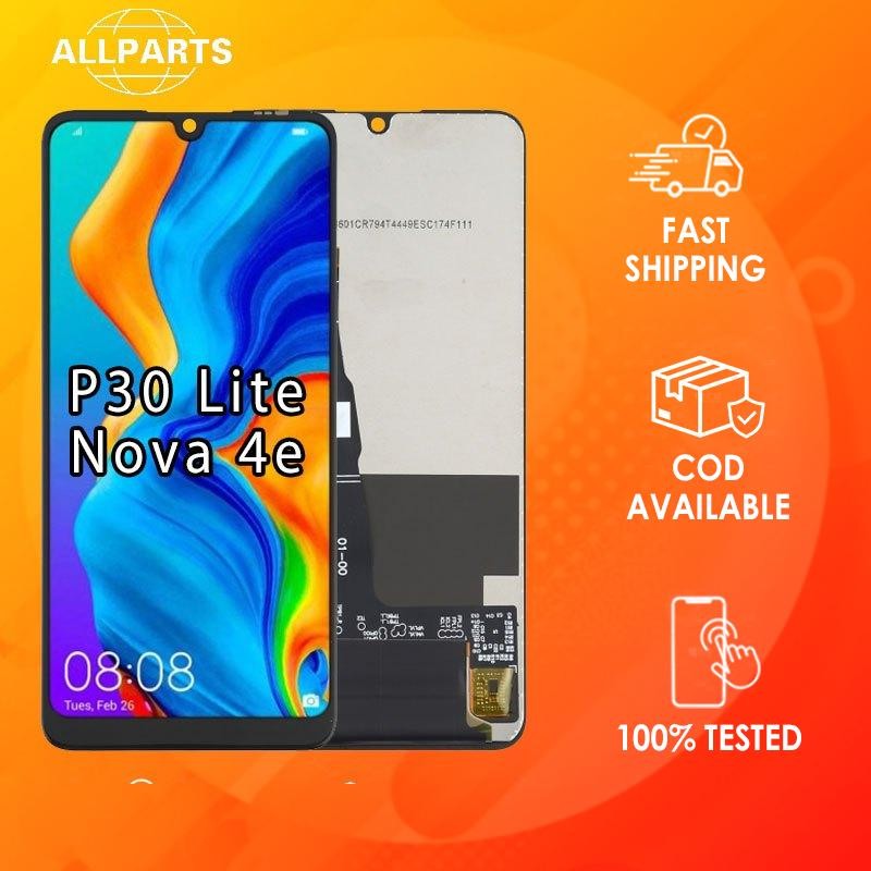 台灣版 適用於華為 HUAWEI P30 Lite Nova 4e P30lite LCD 液晶螢幕 屏幕總成 觸控面板 | 蝦皮購物