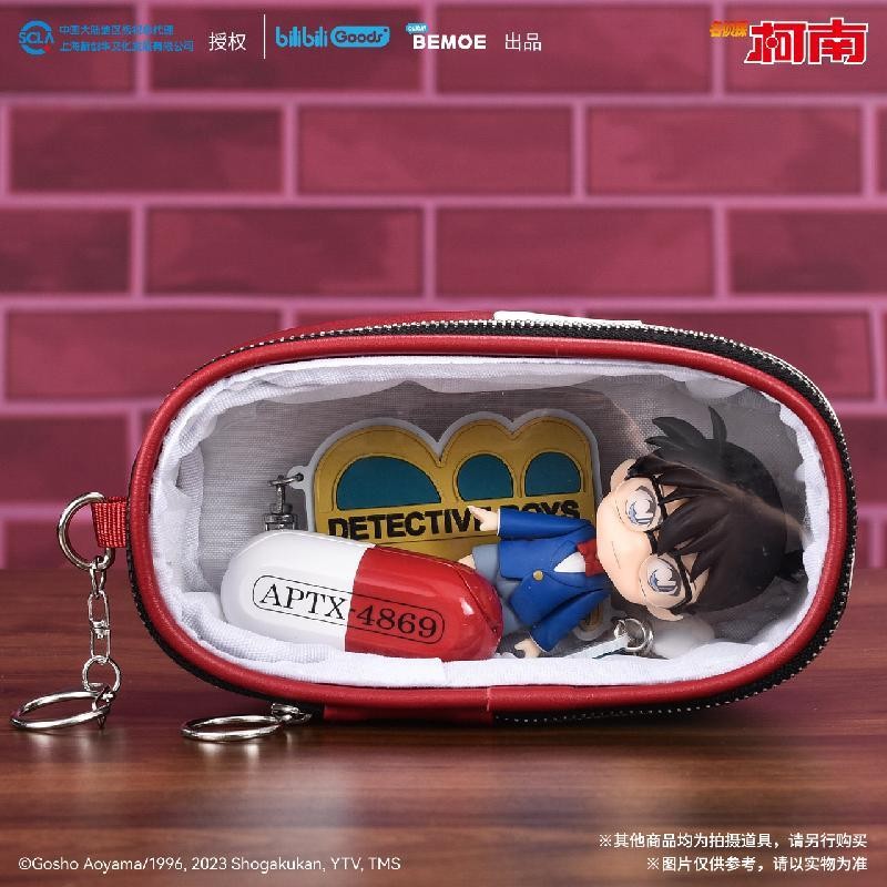 bilibili嗶哩嗶哩2023名偵探柯南APTX-4869膠囊超開心PU痛包pdd//wtt2025.7.8 | 蝦皮購物