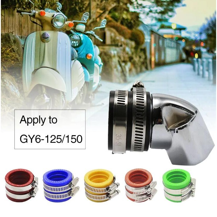 GY6-125 150 摩托車化油器接口進氣歧管進氣管帶底座 | 蝦皮購物