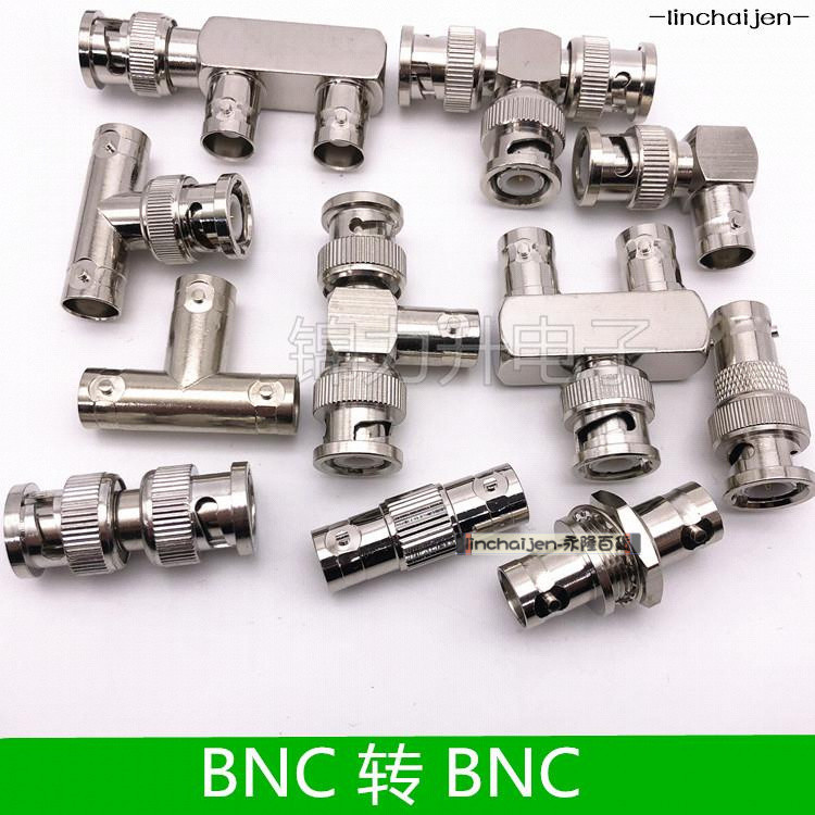 -linchaijen-純銅BNC轉接頭BNC公頭BNC母頭Q9頭三通頭直通雙頭JJ KK公轉公轉母-linchaije | 蝦皮購物