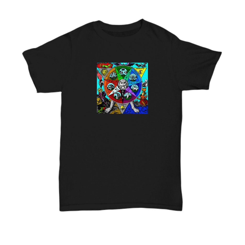 Alchemy Symbol Shirt - 哲學家的 Azoth Of The Philosophers Basil | 蝦皮購物
