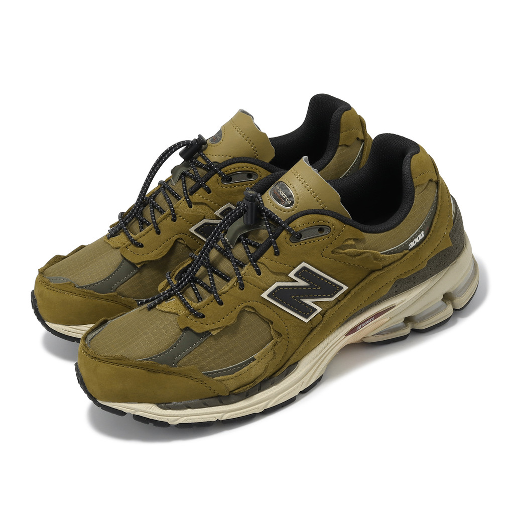 New Balance NB 休閒鞋 2002R 男鞋 女鞋 棕 綠 緩震 麂皮 拼接 [ACS] M2002RDP-D | 蝦皮購物