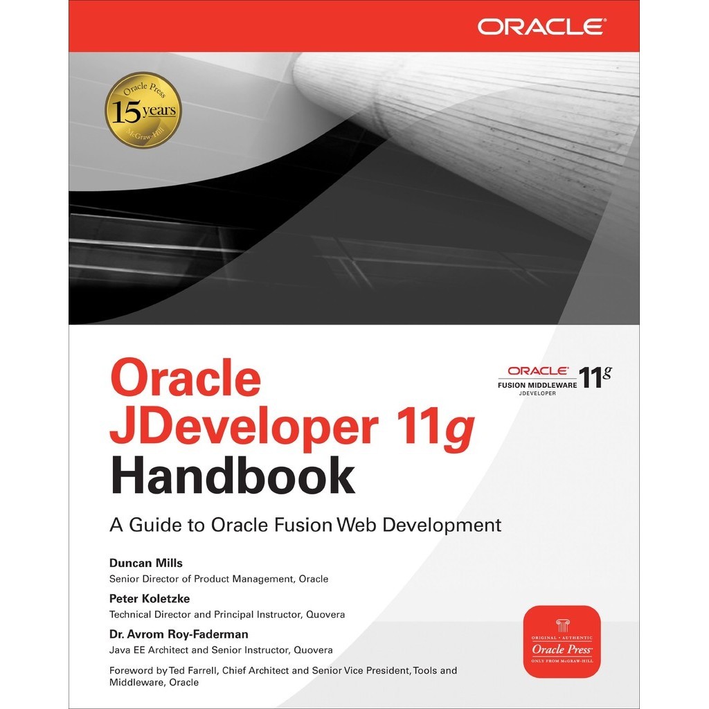 Oracle JDeveloper 11g Handbook―A Guide to Oracle Fusion Web Development/DUNCAN MILLS【禮筑外文書店】 | 蝦皮購物