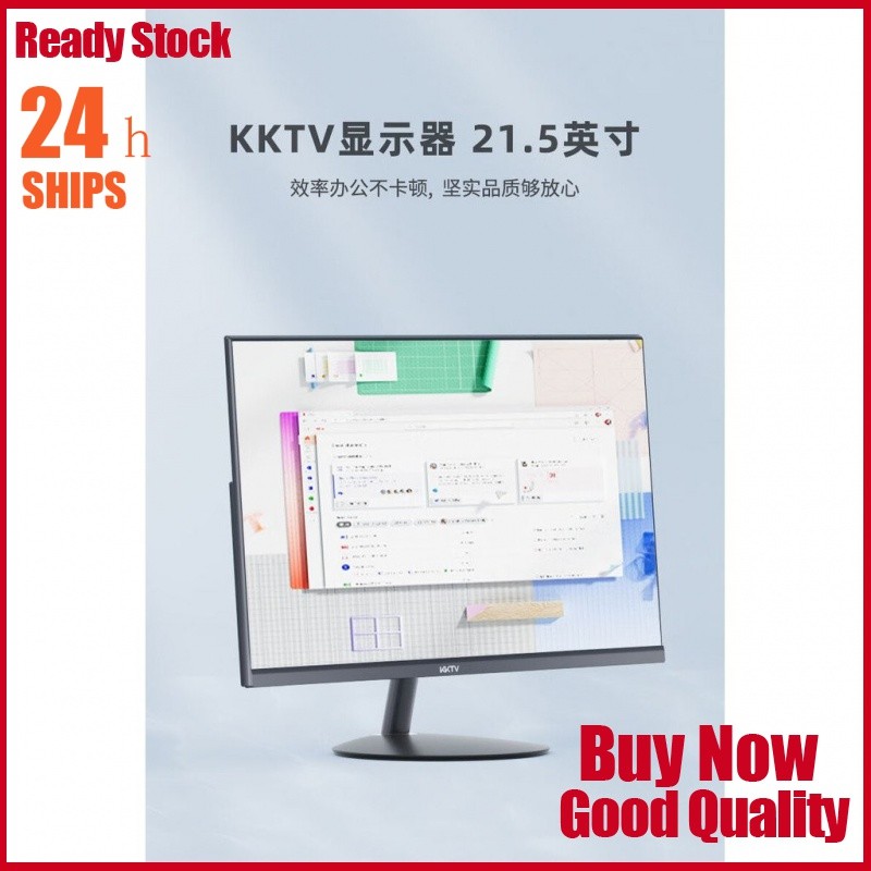 [現貨]KKTV 21.5英寸 辦公電腦顯示器 FHD 75Hz 廣視角 微邊框 可壁掛 高清液晶顯示屏 K22ZH | 蝦皮購物