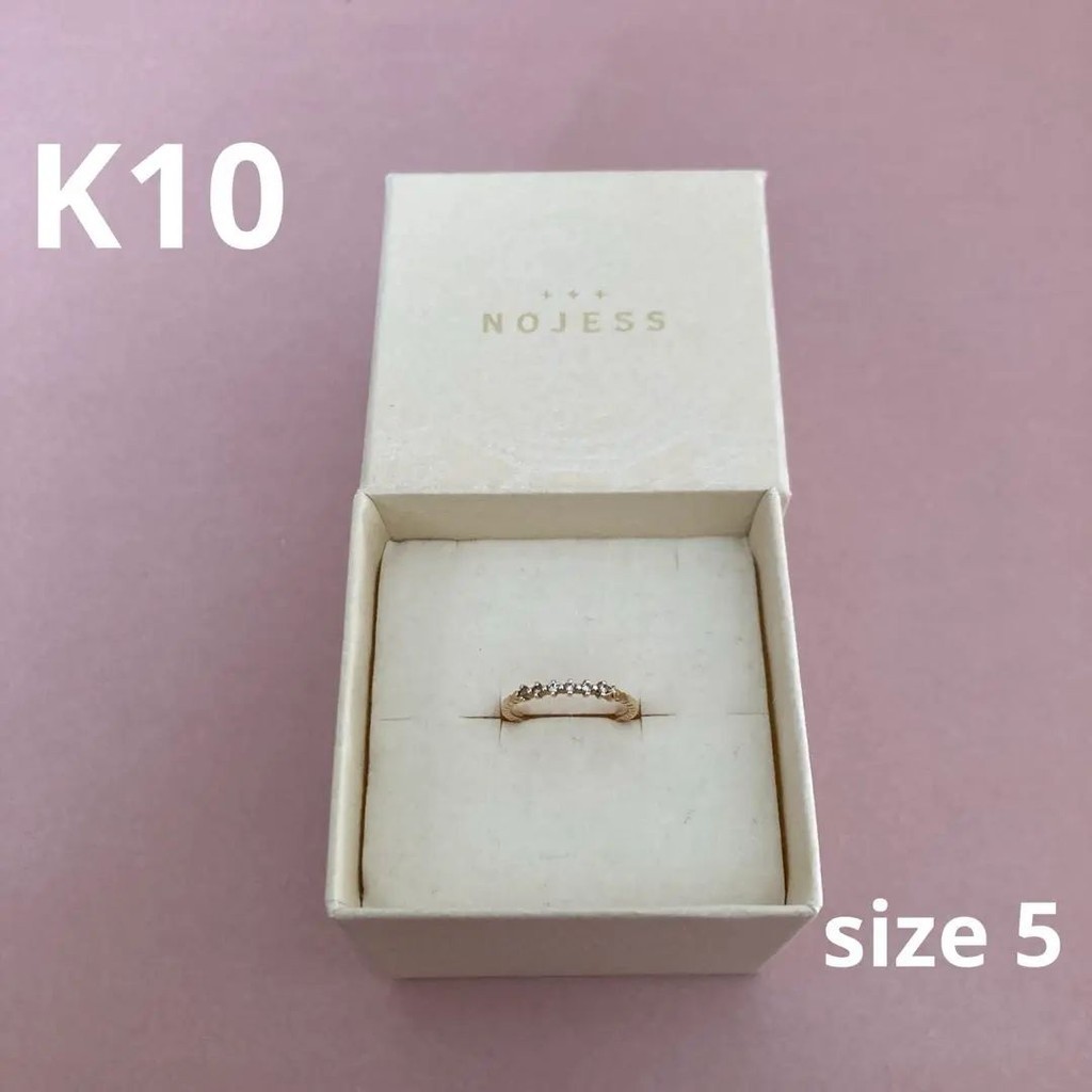 NOJESS 尾戒 鑽石 星型 10k mercari 日本直送 二手 | 蝦皮購物