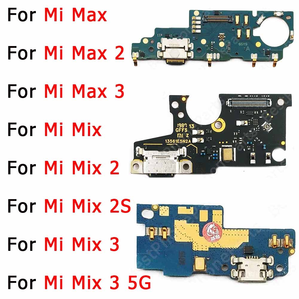 XIAOMI MI 適用於小米 Mi Max 2 3 Mix 2 2s 3 Mix3 5g 充電端口備件更換的原裝充電板 | 蝦皮購物