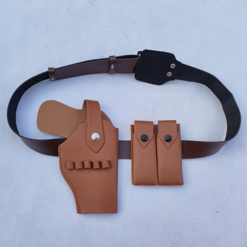 批發價通用手槍套64/77/92式腰部仿皮套隱形表演道具表演打火機快拔槍套 | 蝦皮購物
