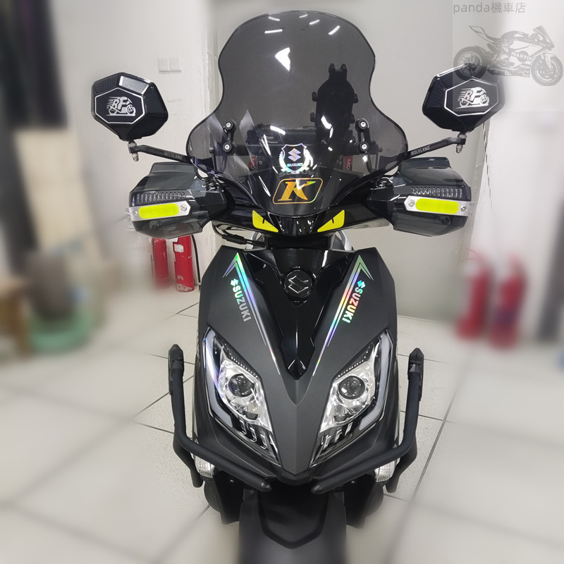 【台灣出貨】適用於鈴木UU UE UY125車頭拉花防水改裝機車貼花反光車身貼紙 | 蝦皮購物