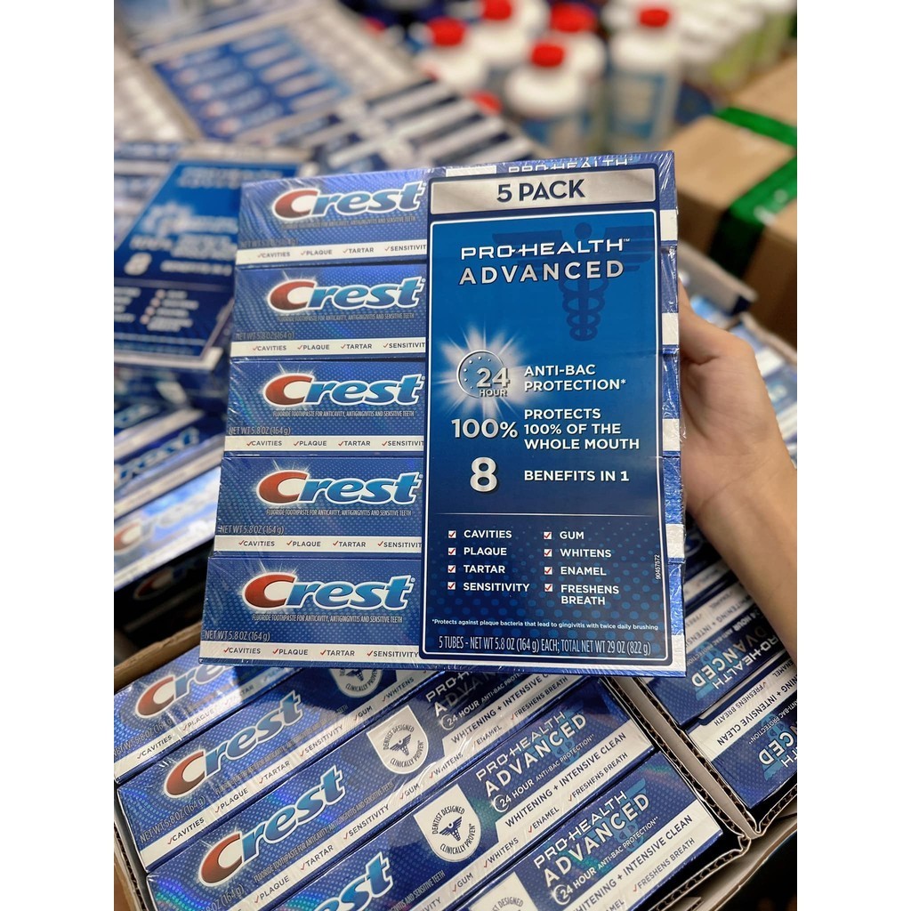 Crest PRO-HEALTH 高級美白牙齒護理 164G 來自美國 | 蝦皮購物