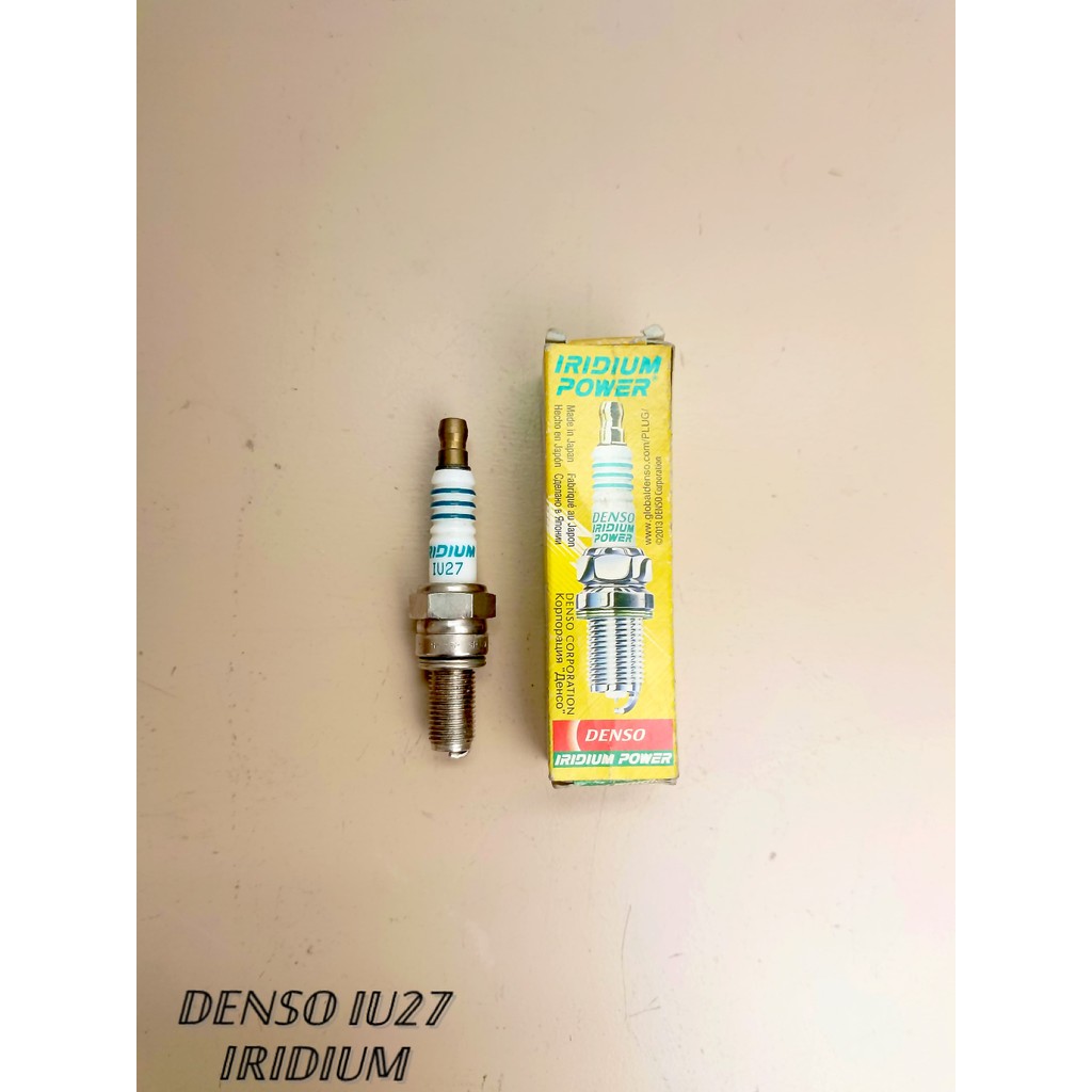 DENSO 摩托車火花塞 IU27 火花塞電裝銥金 IU27 火花塞銥動力馬達區 | 蝦皮購物
