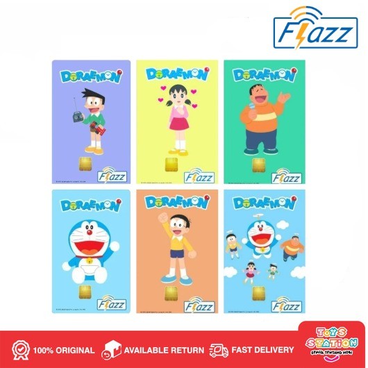 哆啦夢 Flazz Card Gen 第 2 版 Doraemon Friends 限量版電子錢 | 蝦皮購物