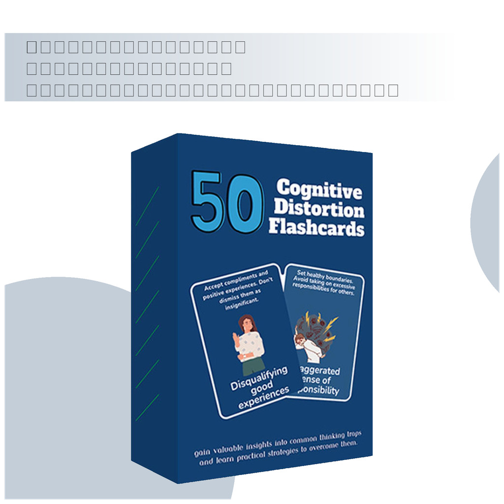 DBT Skills Card DBT Skills Building Card Deck 50-Sheet Regul | 蝦皮購物