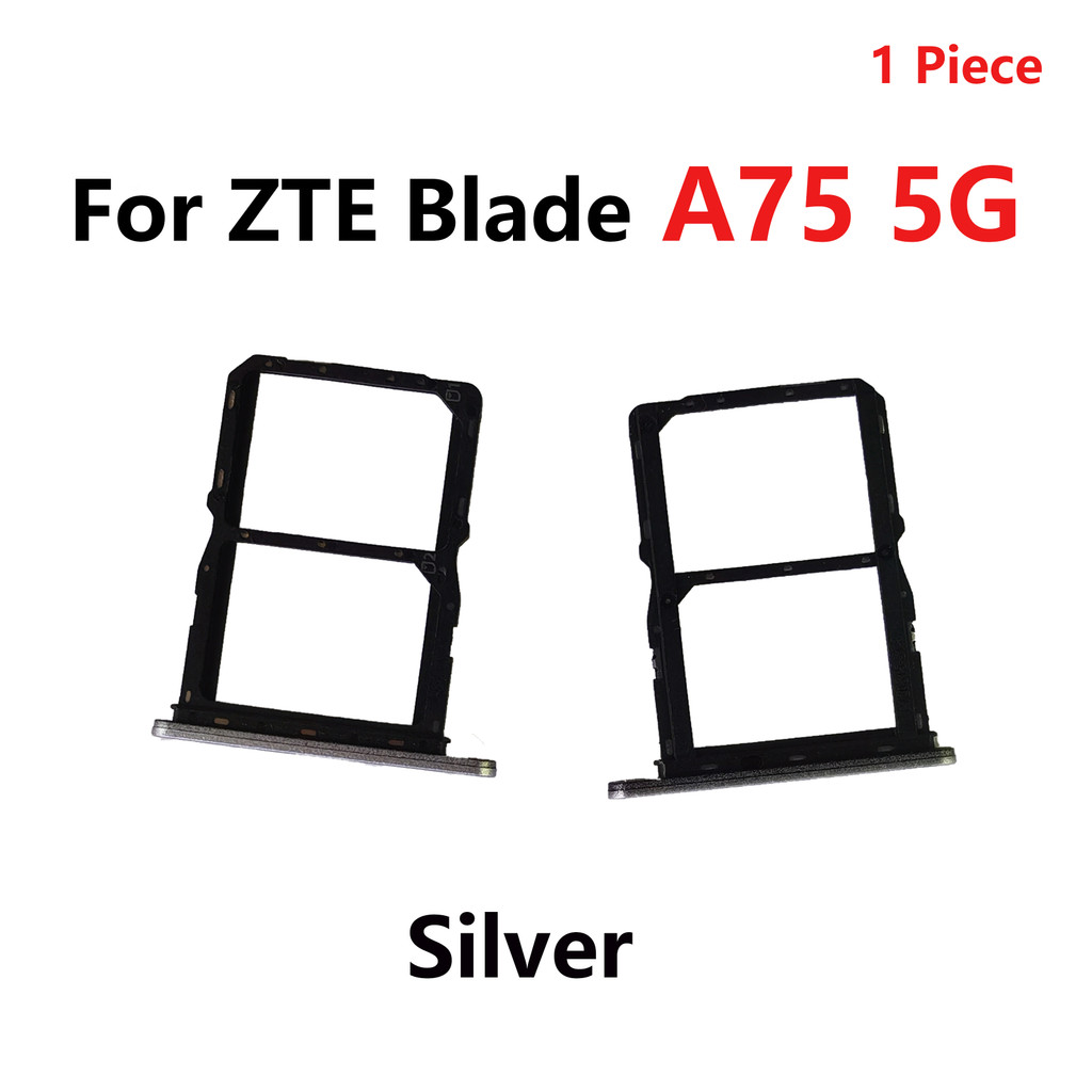 ZTE 用於中興 Blade A75 5G 微型 SIM 卡托盤支架讀卡器 SD 卡更換的 SIM 卡托盤 | 蝦皮購物