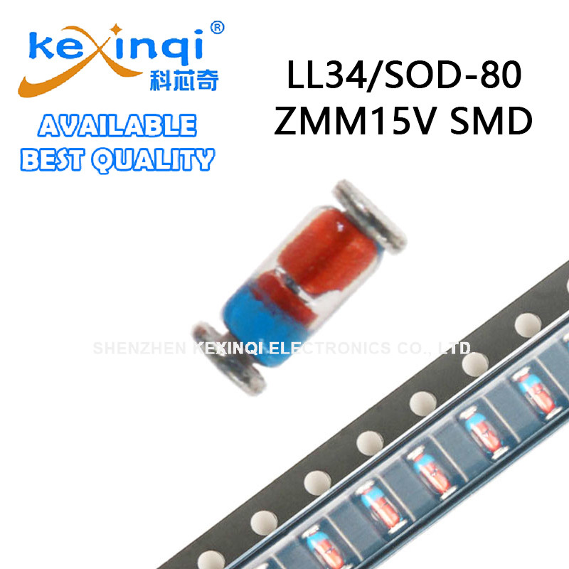 (50-200pcs) ZMM15V 0.5W LL34 SOD-80 SMD穩壓二極管1206玻璃缸封裝 | 蝦皮購物