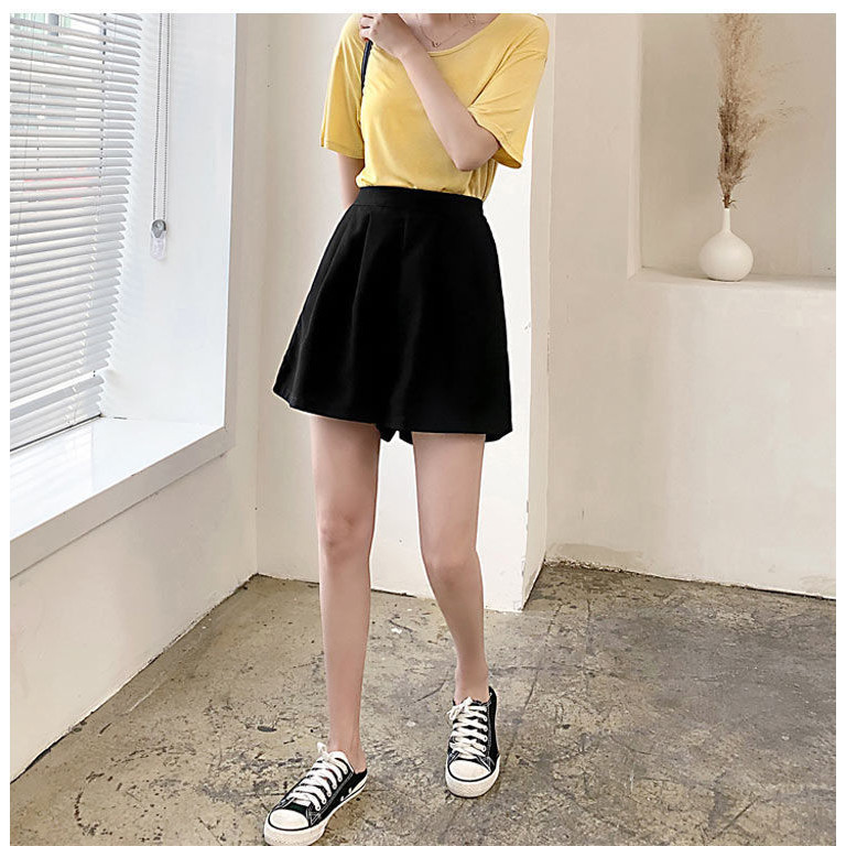 S-7XL 大尺碼短褲 夏季胖MM超大碼高腰顯瘦短褲女加肥加大寬鬆闊腿a字休閒短褲 | 蝦皮購物