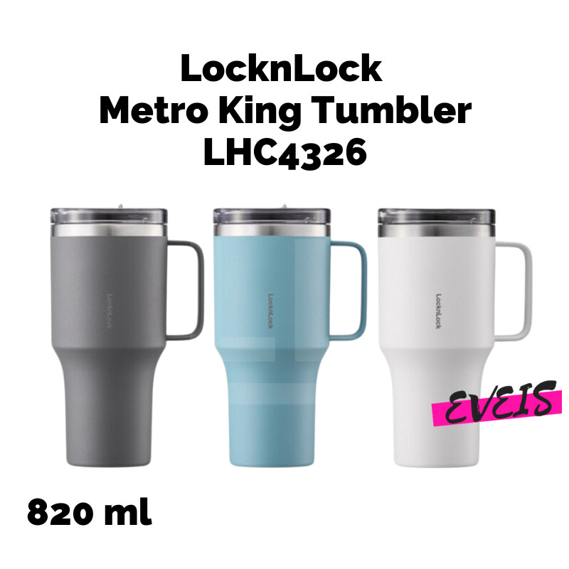 Termos Locknlock Metro King 水杯 820ml LHC4326 冷熱飲用水保溫瓶 | 蝦皮購物