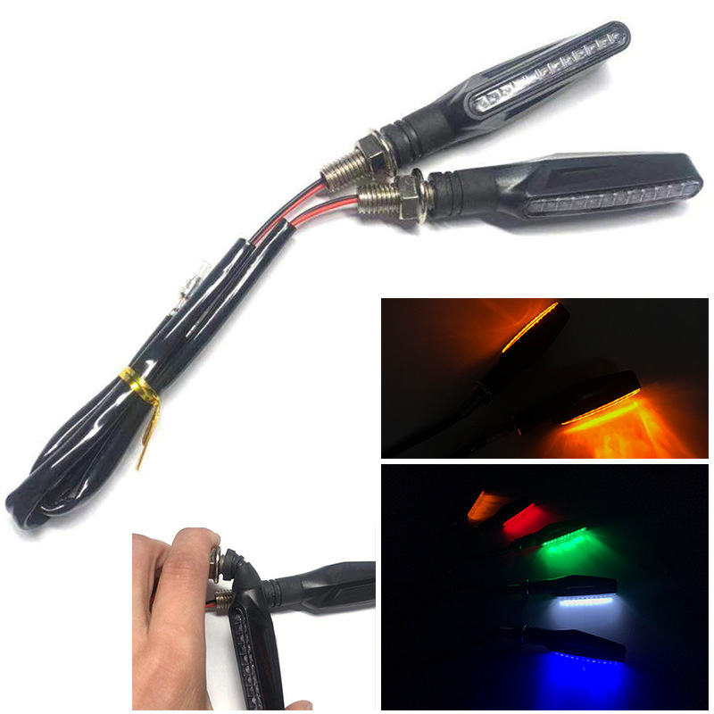 熱賣 適用機車LED轉向燈BWS轉彎燈越野車地平線街跑車方向燈改裝燈泡 | 蝦皮購物