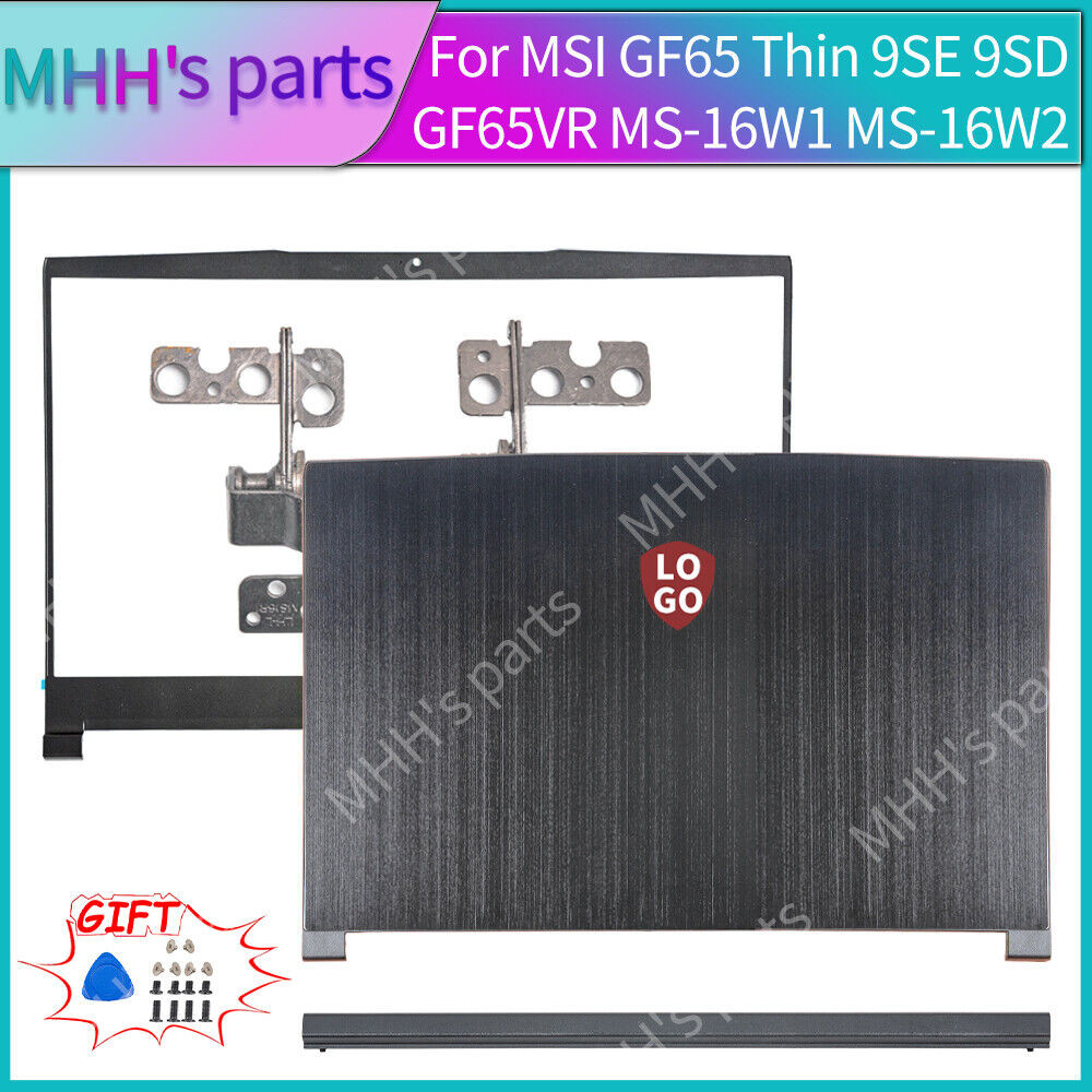 用於 MSI GF65 Thin 9SE 9SD GF65VR MS-16W1/W2 15.6 英寸金屬零件更換的後蓋/ | 蝦皮購物