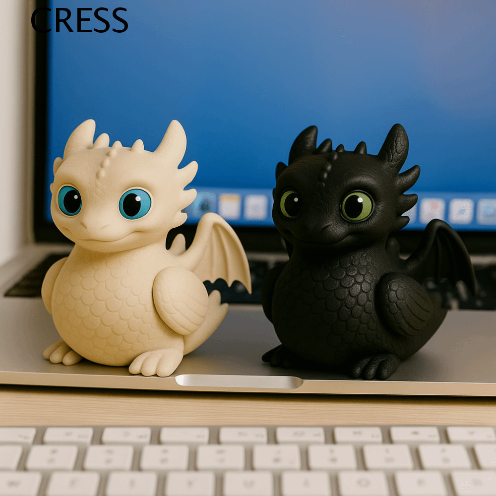 CRESS Dragon 動漫可動人偶,樹脂如何訓練你的龍動漫無牙桌面裝飾,電影人物收藏工藝品夜怒龍模型玩具兒童玩具 | 蝦皮購物