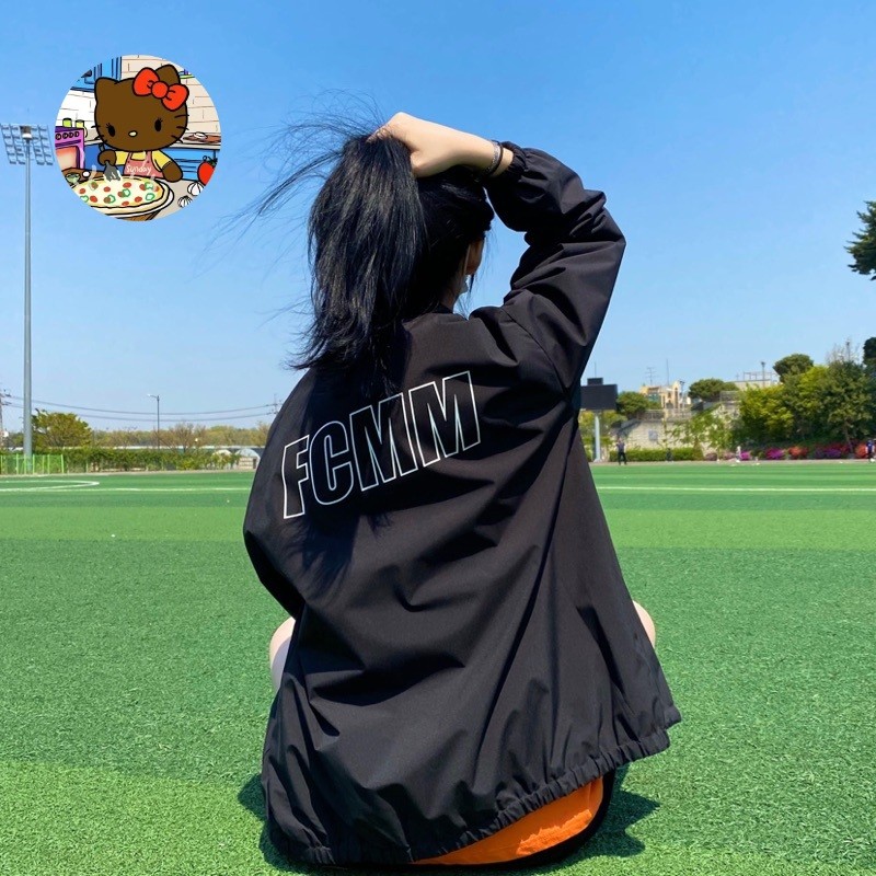 現/貨1-4天出貨 FCMM外套 大logo 風衣外套 防風外套 薄款外套 秋冬款 韓國代購 | 蝦皮購物