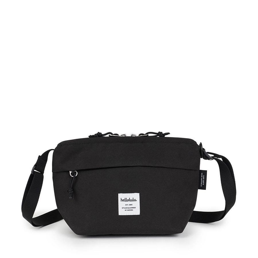 hellolulu LUNA迷你斜背包/ 黑 eslite誠品 | 蝦皮購物