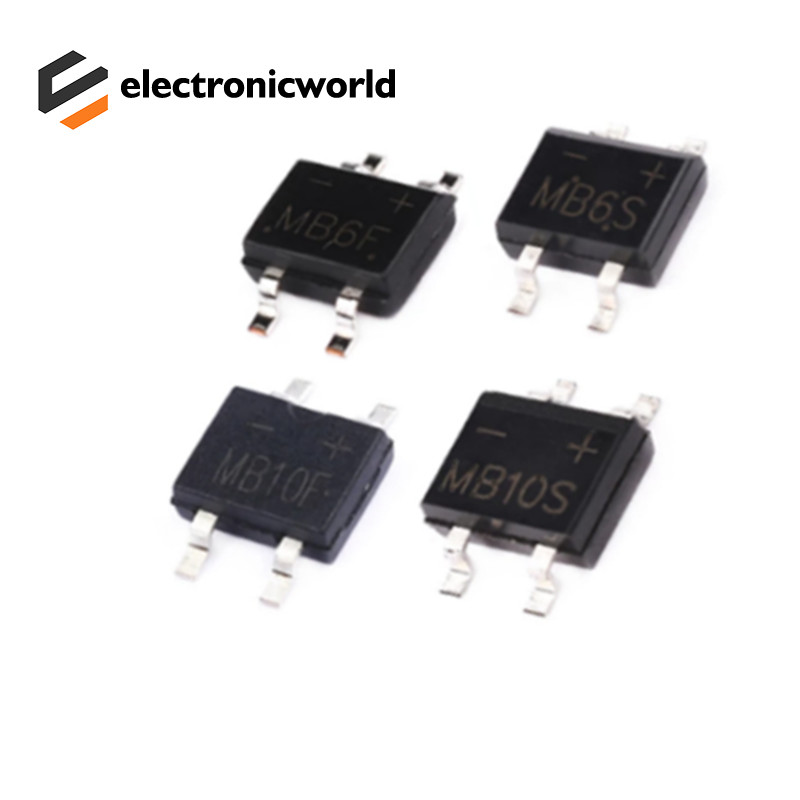 10pcs MB6S MB8S MB10S MB6F MB8F MB10F SOP-4二極管橋式整流器貼片SOP4 | 蝦皮購物