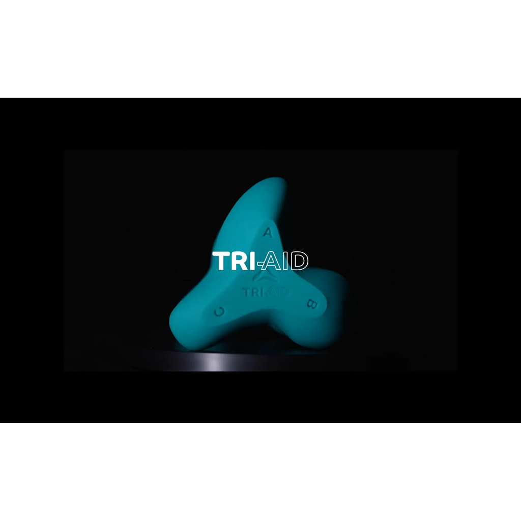 「專業運動按摩師線上免費諮詢/現場教學請私訊」 Tri-Aid 急救三角 解除痠痛 放鬆肌肉 頭痛救星 - 深湖藍 | 蝦皮購物