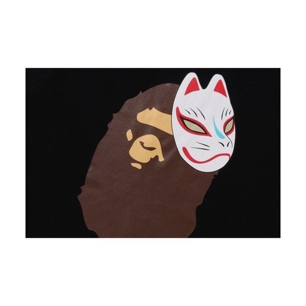 AirRoom 正品 2025SS BAPE APE JAPANESE FOX MASK TEE 狐狸 面具 短T 大頭 | 蝦皮購物